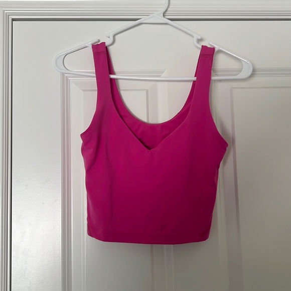 Tops | Sonic Pink Align Tank | Poshmark